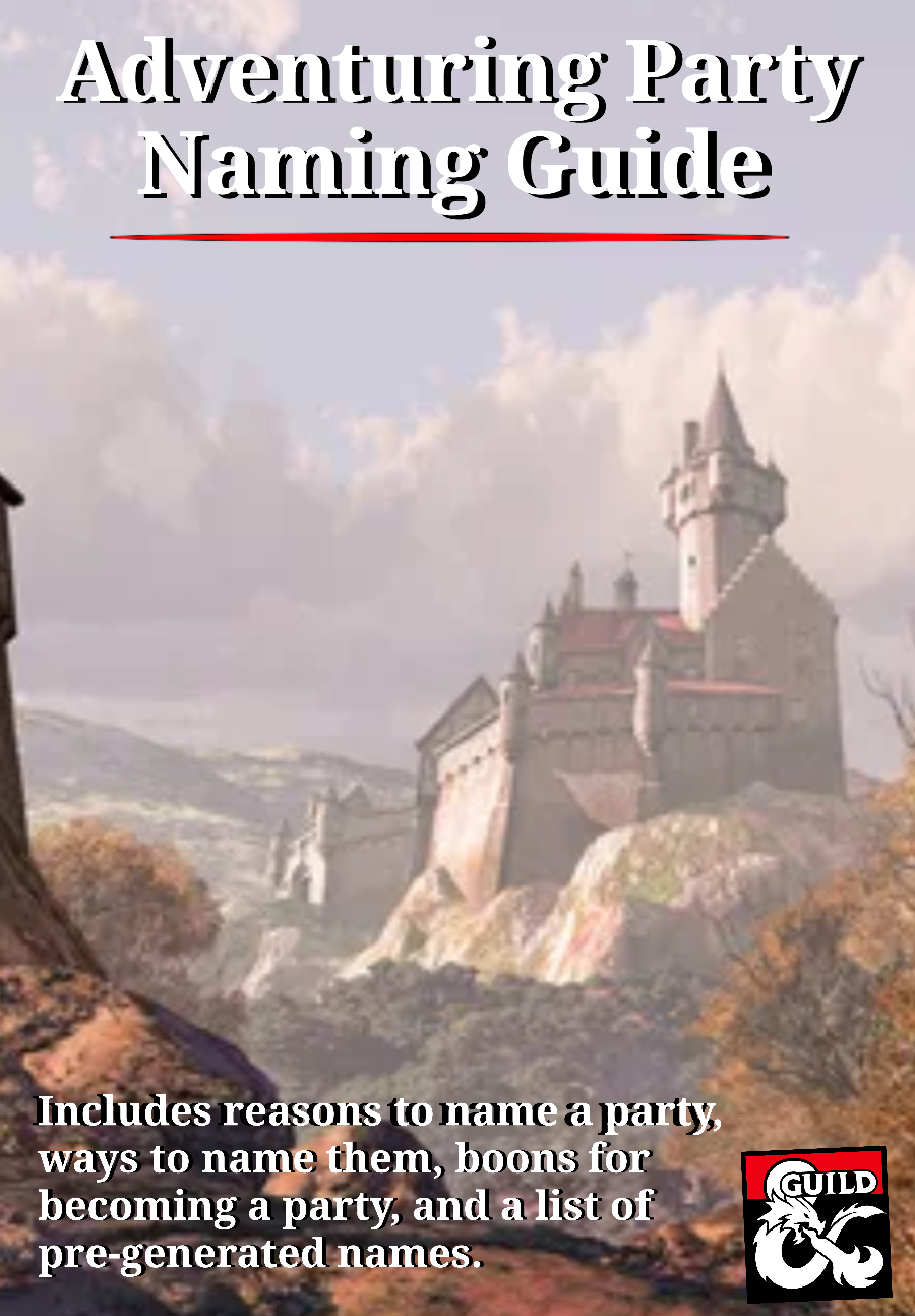 Advneturing Party Naming Guide - Dungeon Masters Guild | DriveThruRPG