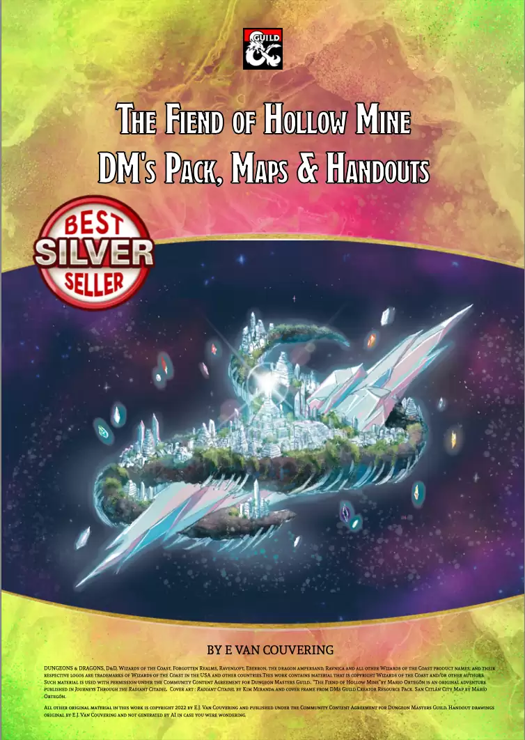 The Fiend of Hollow Mine DMs Pack, Maps, and Handouts - Dungeon Masters ...