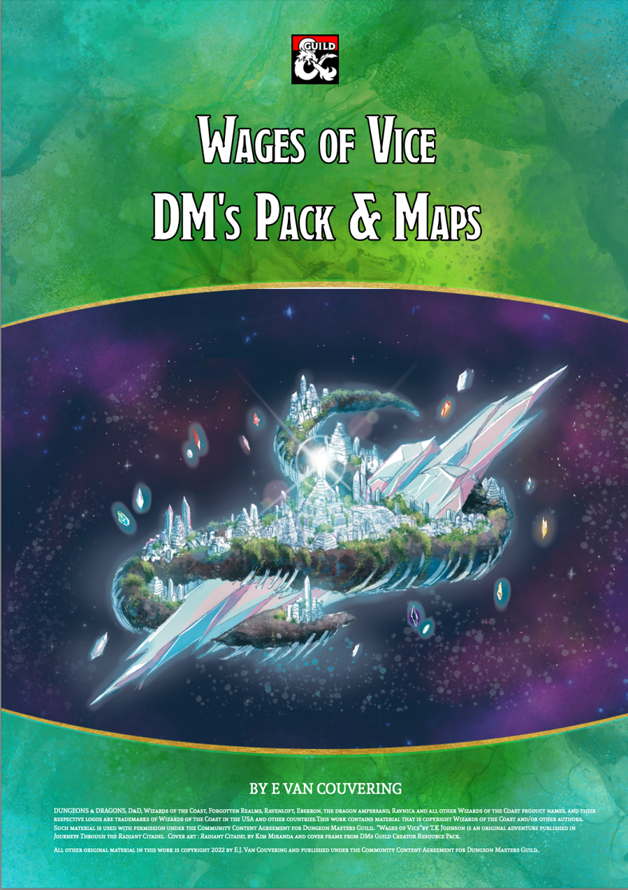 Wages of Vice DMs Pack and Maps - Dungeon Masters Guild | DriveThruRPG