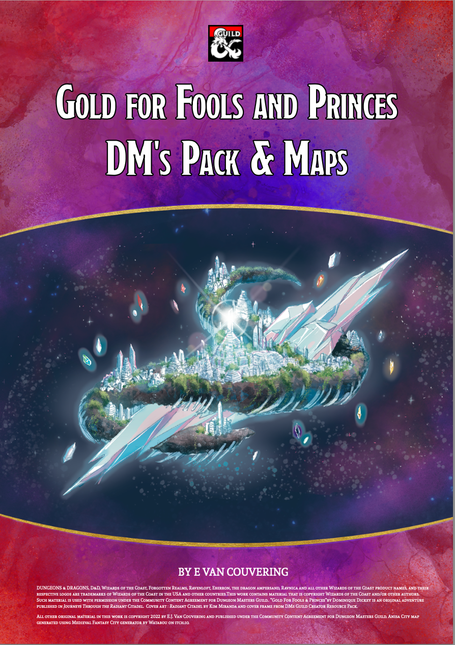 Gold for Fools and Princes DMs Pack & Maps - Dungeon Masters Guild ...