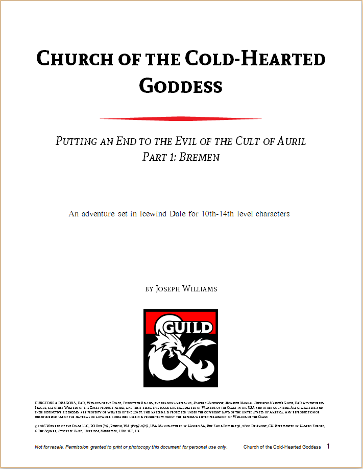 Church of the Cold-Hearted Goddess: Putting an End to the Evil of the ...