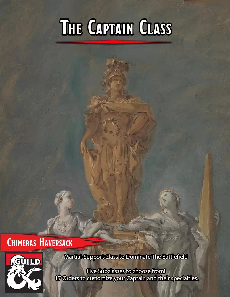 Captain Class (Dnd 5e) - Dungeon Masters Guild | DriveThruRPG