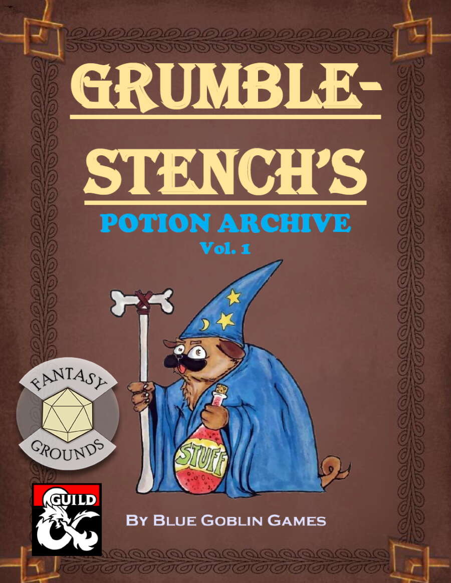 GRUMBLE-STENCH'S Potion Archive Vol.I (Fantasy Grounds) - Dungeon Masters Guild | DriveThruRPG