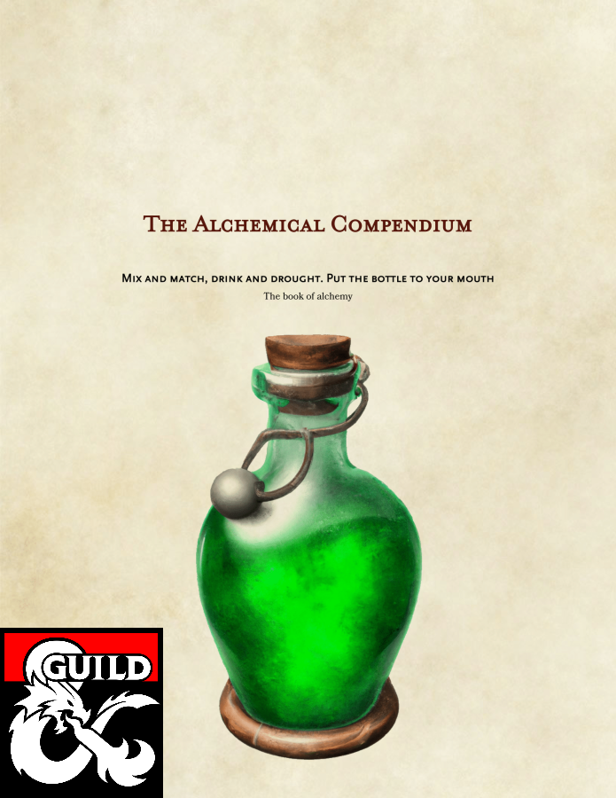 The Alchemical Compendium - Dungeon Masters Guild | DriveThruRPG