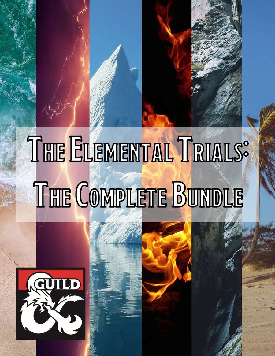 The Elemental Trials: Complete Bundle [BUNDLE] - Dungeon Masters Guild | DriveThruRPG