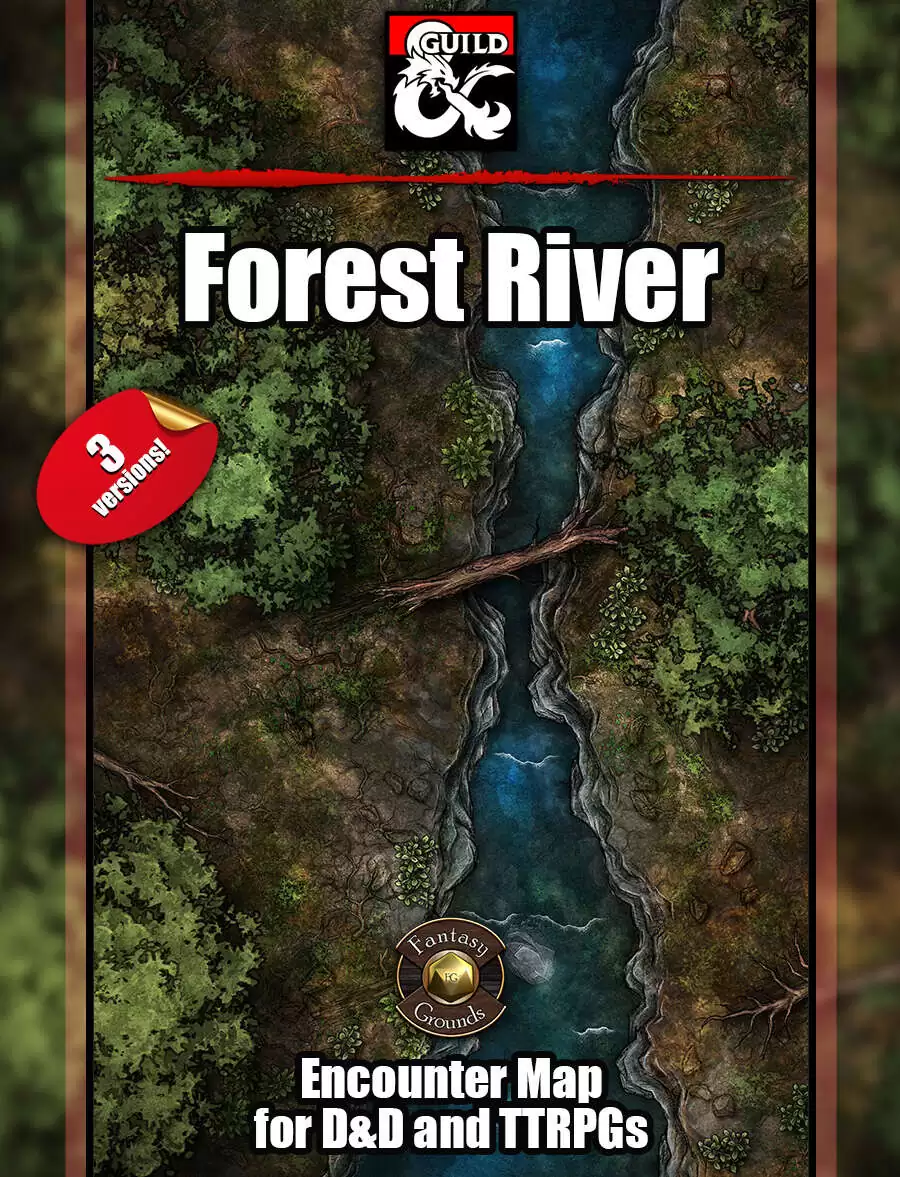 Forest River Battlemaps JPGs with Fantasy Grounds .mod - Dungeon ...