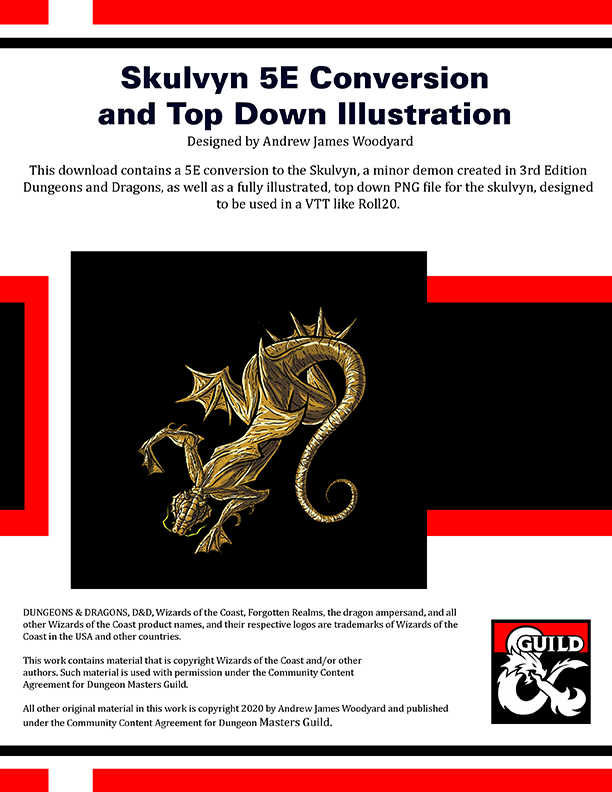 Skulvyn 5E conversion and Top-down Illustration - Dungeon Masters Guild | DriveThruRPG