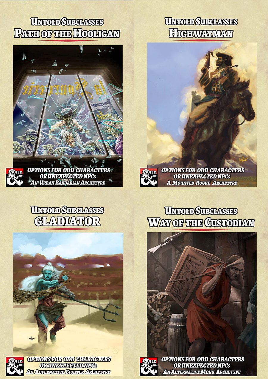 Untold Subclasses: Martial Archetypes Vol.1 [BUNDLE] - Dungeon Masters ...