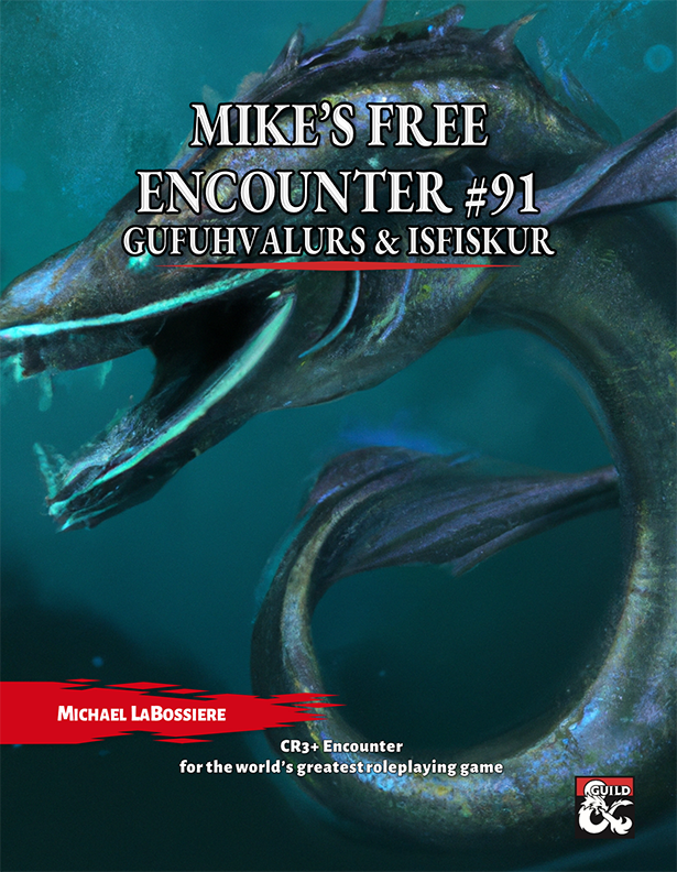 Mike's Free Encounter #91 Gufuhvalur & Isfiskur - Dungeon Masters Guild ...