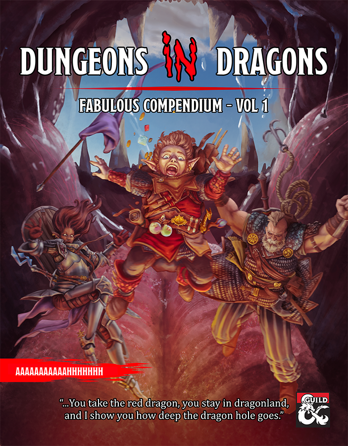 Dungeons IN Dragons - Fabulous Compendium Vol. 1 - Dungeon Masters Guild | DriveThruRPG