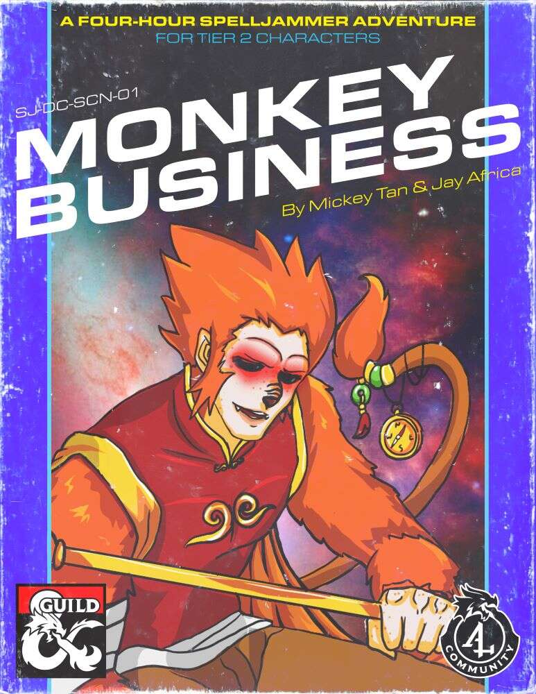 SJ-DC-SCN-01 Monkey Business - Dungeon Masters Guild | DriveThruRPG