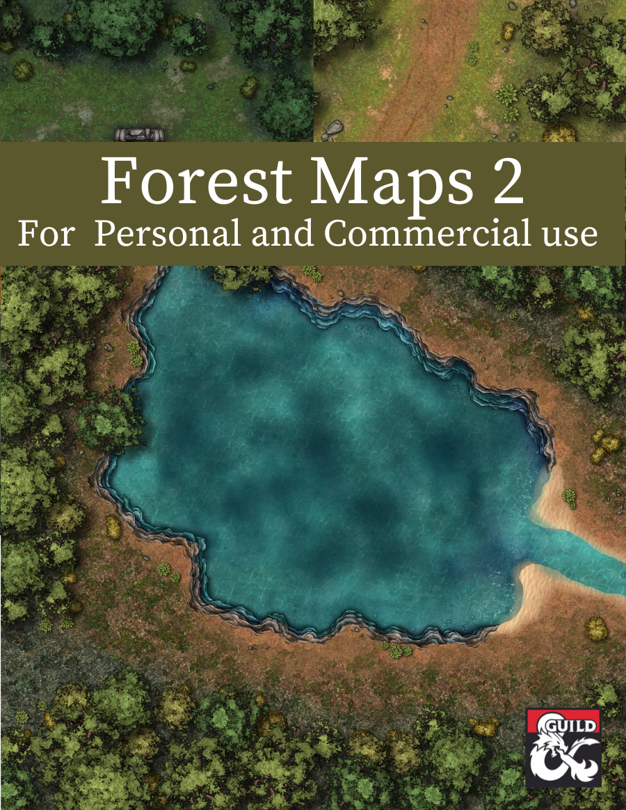 Forest Battlemaps 2 - Dungeon Masters Guild | DriveThruRPG