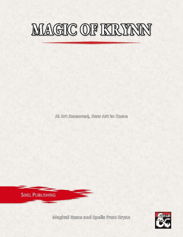 Magic of Krynn - Dungeon Masters Guild | DriveThruRPG