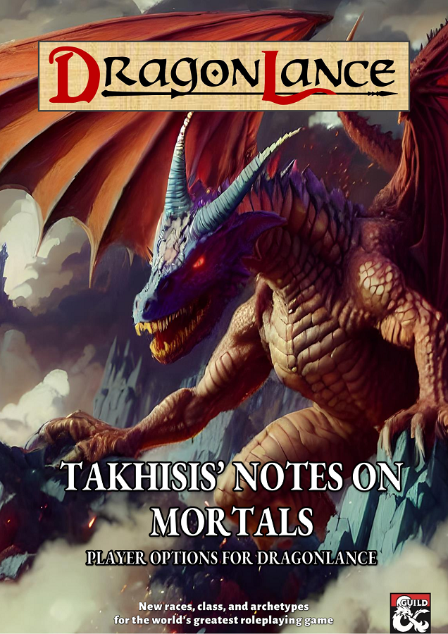 Dragonlance: Takhisis' Notes on Mortals - Dungeon Masters Guild ...