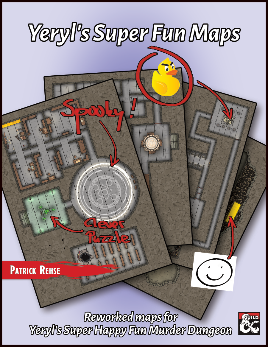 Yeryl's Super Fun Maps - Dungeon Masters Guild | DriveThruRPG