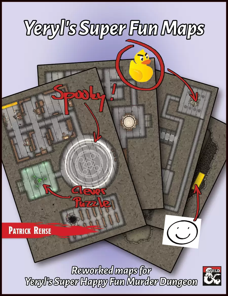 Yeryl's Super Fun Maps - Dungeon Masters Guild | DriveThruRPG