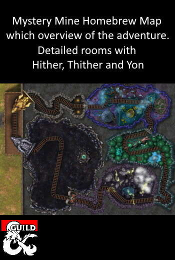 Mystery Mine Homebrew Map for The Wild Beyond The Witchlight, Carnival ...