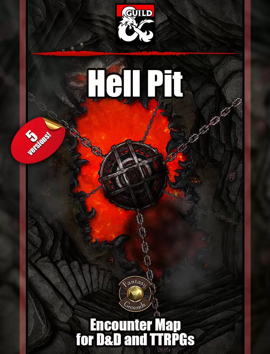 Hell Pit battle maps with FGU support - Dungeon Masters Guild ...
