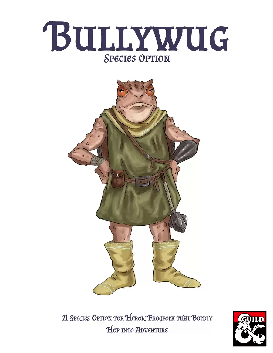 Bullywug Species Option - Dungeon Masters Guild | DriveThruRPG