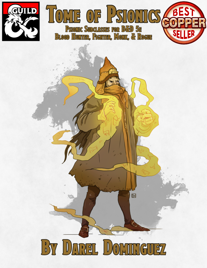 Tome of Psionics - Psionic Subclasses - Dungeon Masters Guild | DriveThruRPG
