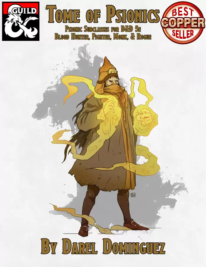 Tome of Psionics - Psionic Subclasses - Dungeon Masters Guild | DriveThruRPG