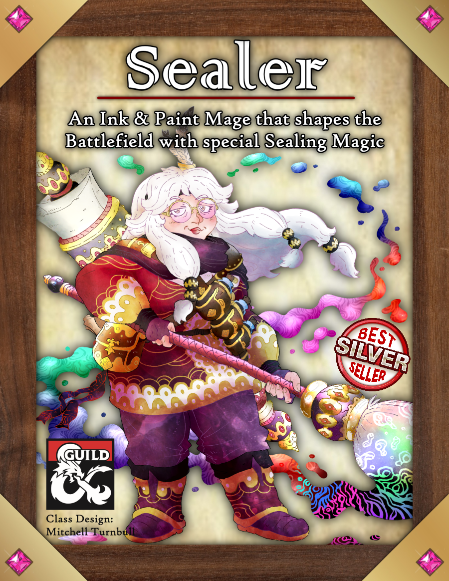 Sealer Class - An Ink & Paint Mage - Dungeon Masters Guild | DriveThruRPG