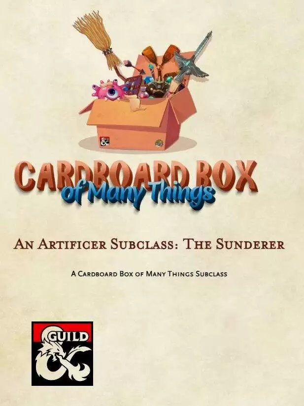 Sunderer Artificer - Dungeon Masters Guild | DriveThruRPG