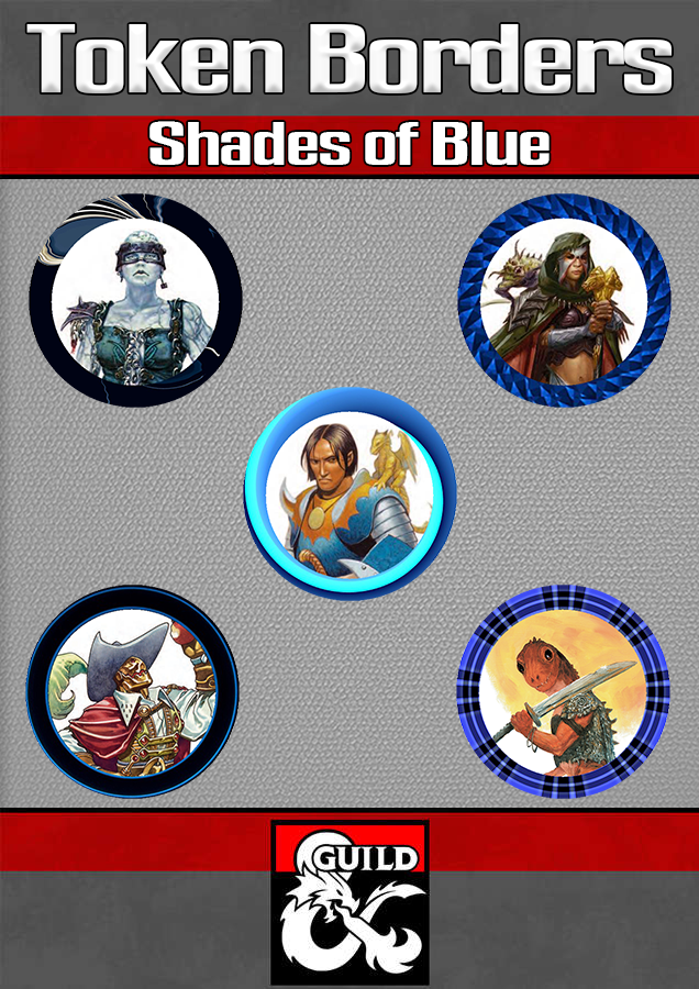 Token Borders: Shades of Blue - Dungeon Masters Guild | DriveThruRPG