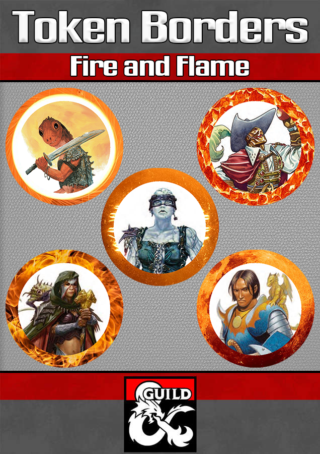 Token Borders: Fire and Flame - Dungeon Masters Guild | DriveThruRPG