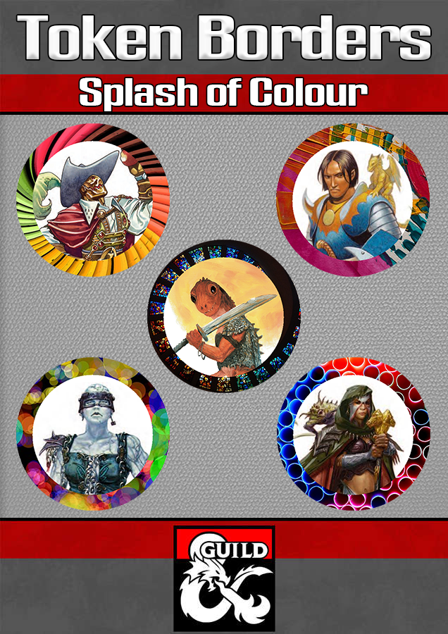 Token Borders: Splash of colour - Dungeon Masters Guild | DriveThruRPG