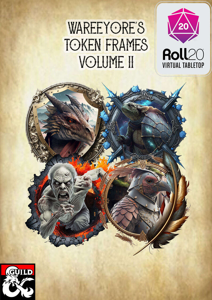 Token Borders/Frames Volume II | Roll20 Enabled - Dungeon Masters Guild ...