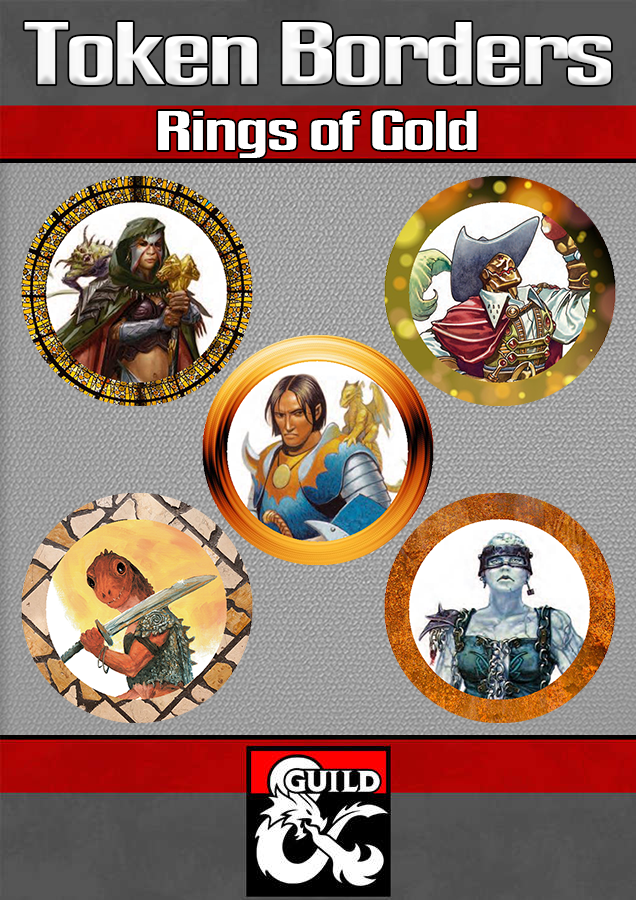 Token Borders: Rings of Gold - Dungeon Masters Guild | DriveThruRPG