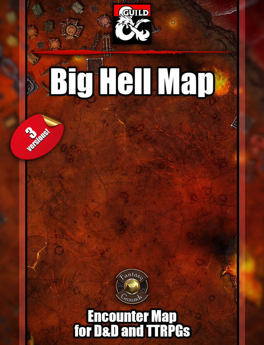 Big Hell Map setup for Fantasy Grounds - Dungeon Masters Guild ...