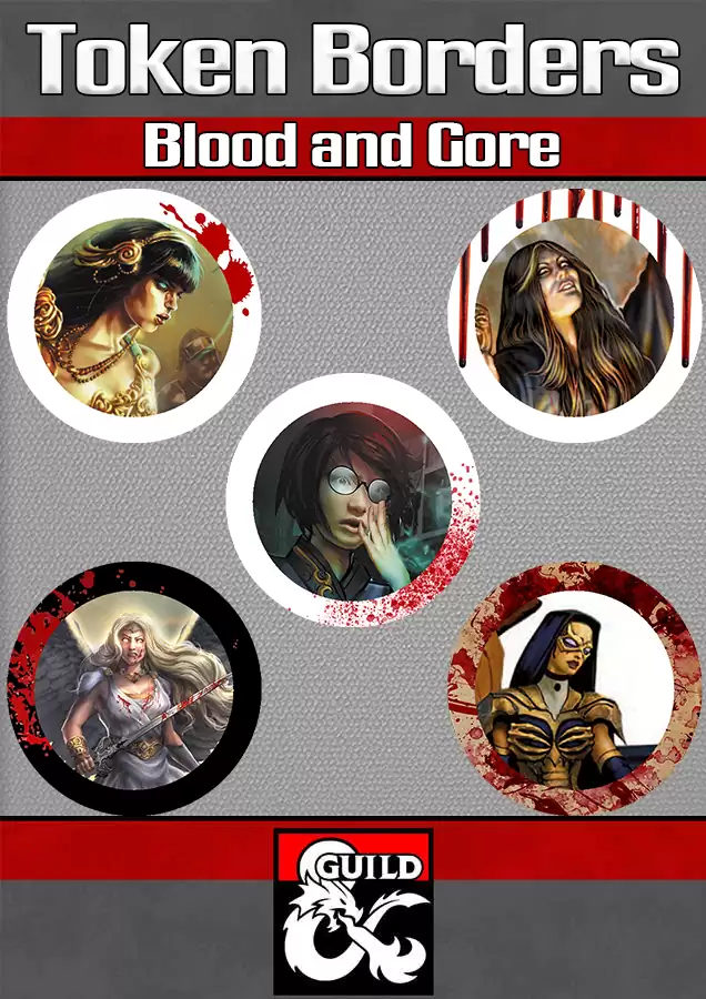 Token Borders: Blood and Gore - Dungeon Masters Guild | DriveThruRPG