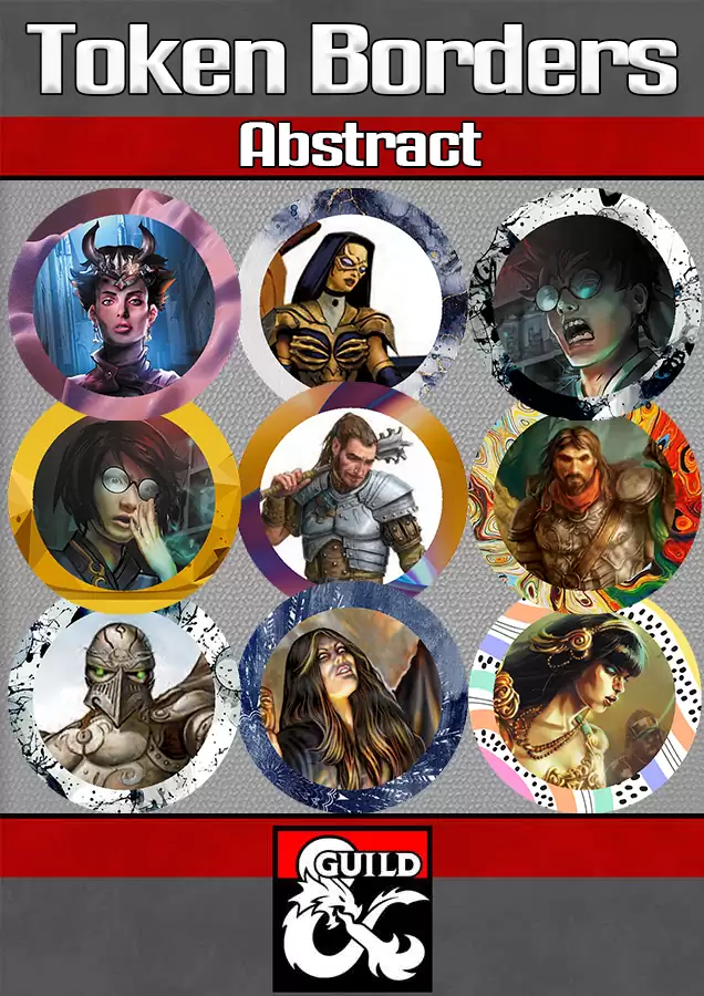 Token Borders: Abstract - Dungeon Masters Guild | DriveThruRPG