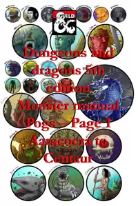 DND 5E MM Tokens - Devils to Dinosaurs - Dungeon Masters Guild ...