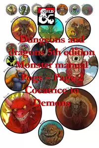 DND 5E MM Tokens - Devils to Dinosaurs - Dungeon Masters Guild ...