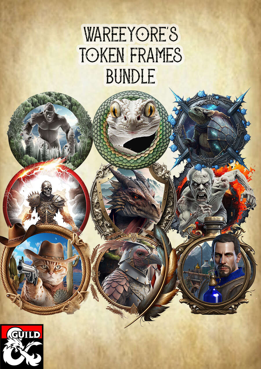 WarEeyore's Token Border/Frame Bundle [BUNDLE] - Dungeon Masters Guild ...