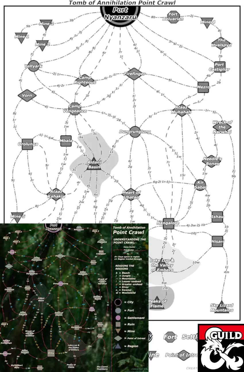 Tomb of Annihilation Point Crawl - Dungeon Masters Guild | DriveThruRPG