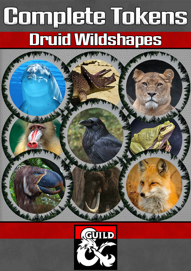 Complete Tokens: Wildshapes - Dungeon Masters Guild | DriveThruRPG