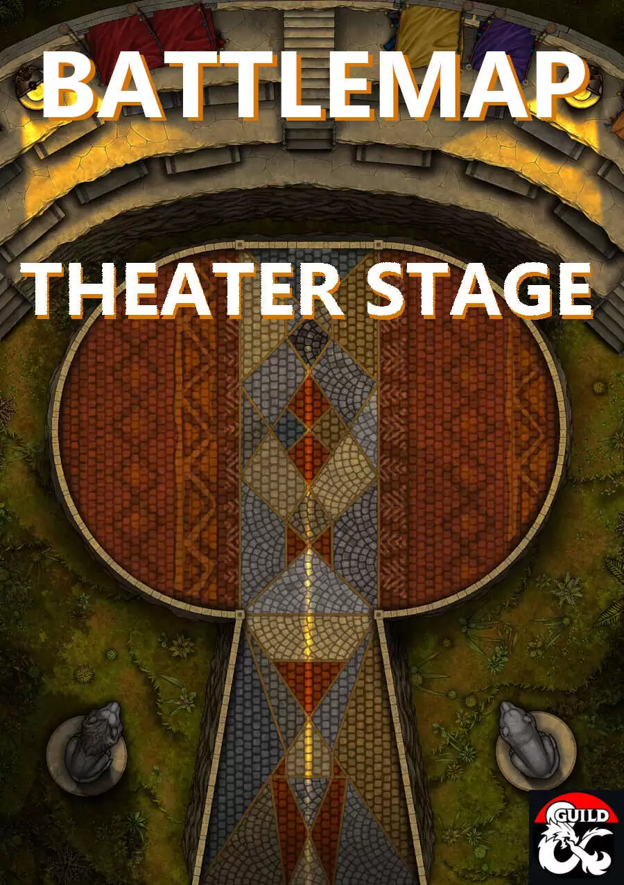 Theater Stage - Strixhaven Battlemap - Dungeon Masters Guild | DriveThruRPG