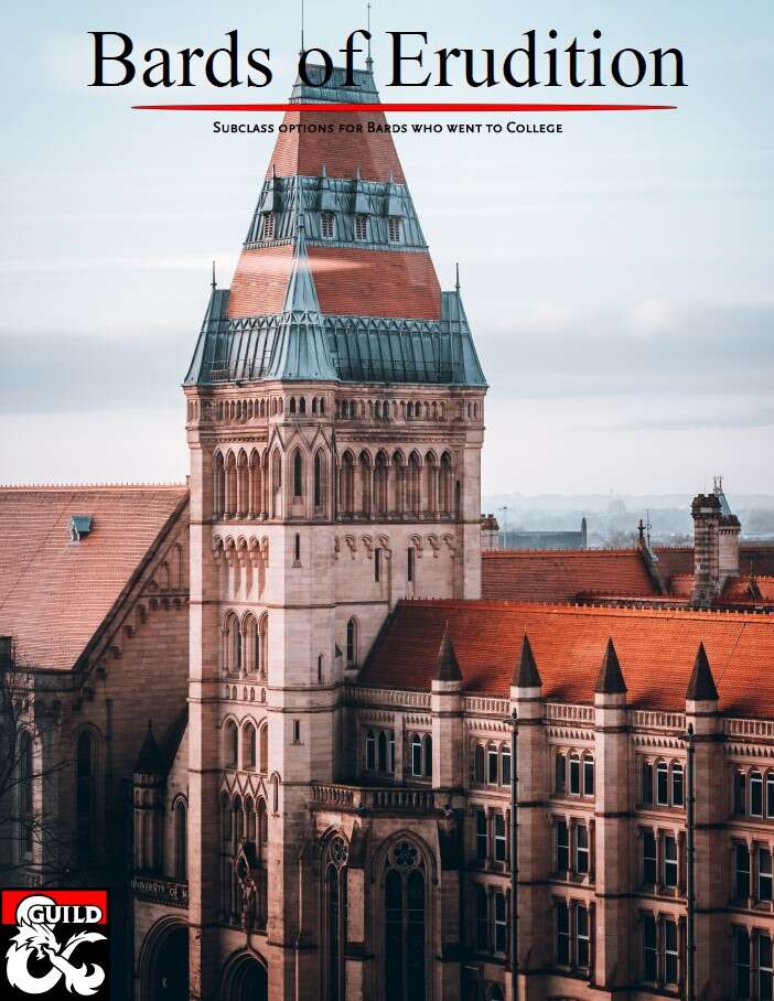 Bards of Erudition - 7 Bard Subclasses - Dungeon Masters Guild ...