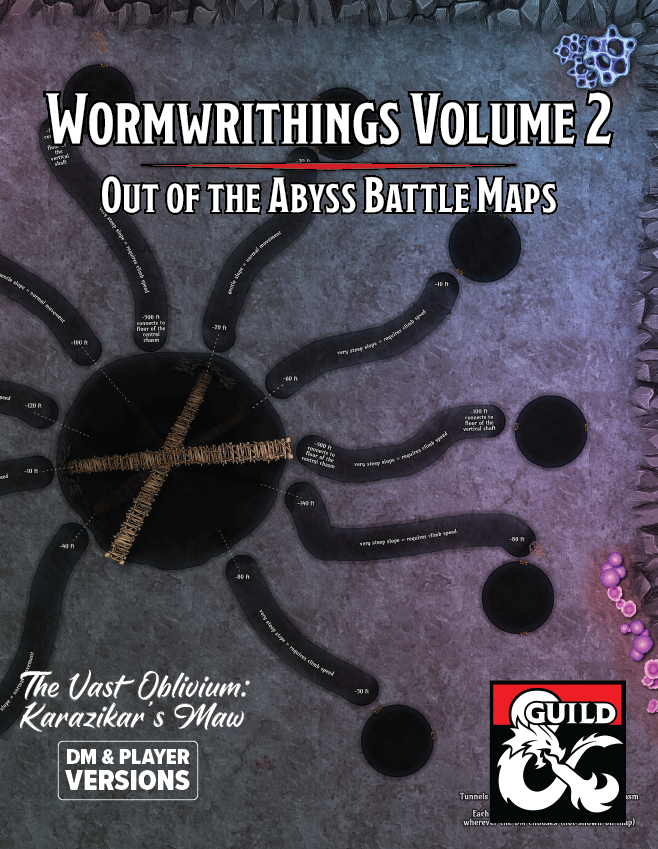 Wormwrithings Battle Maps Volume 2: The Vast Oblivium (Karazikar's Maw ...