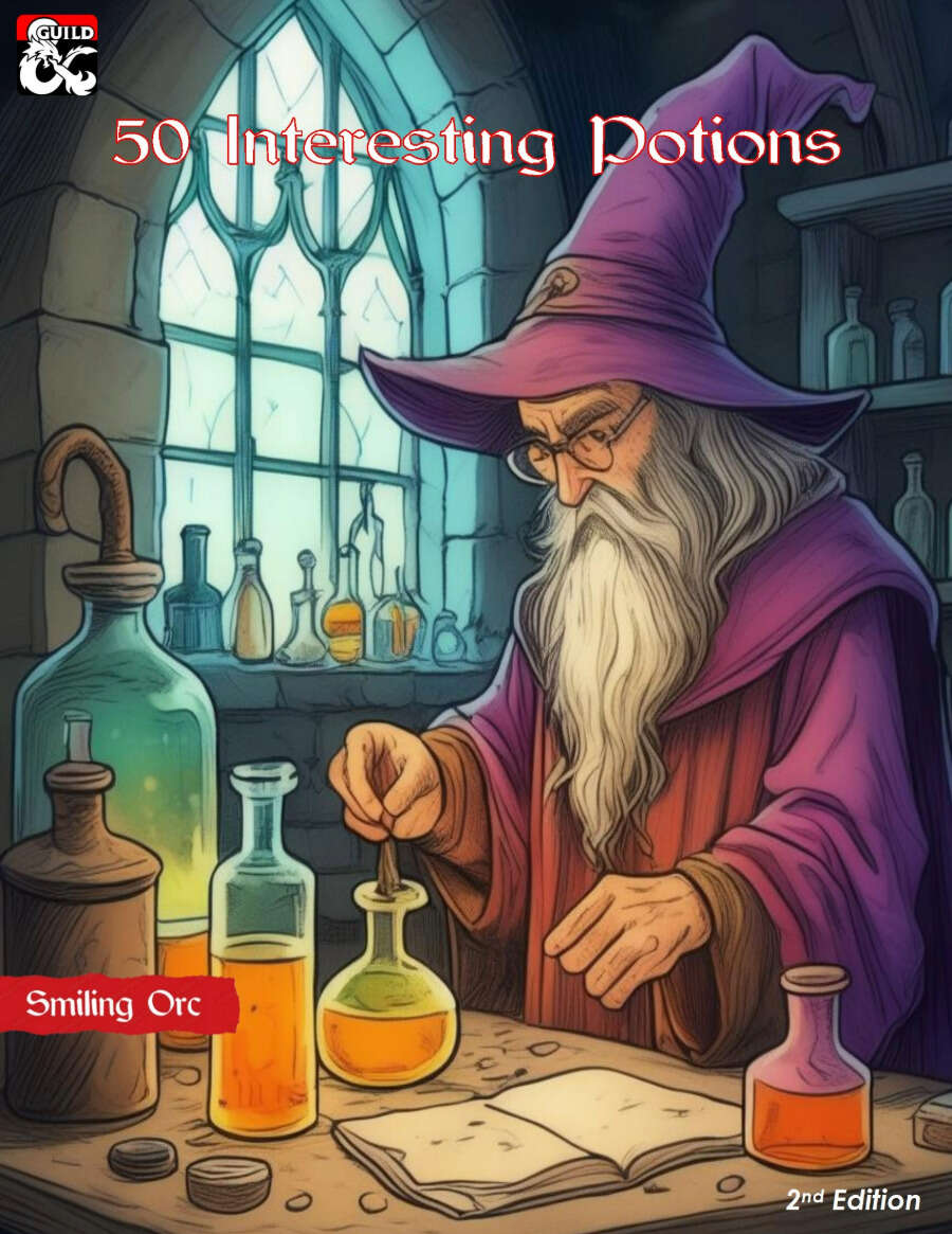 50 Interesting Potions - Dungeon Masters Guild | DriveThruRPG
