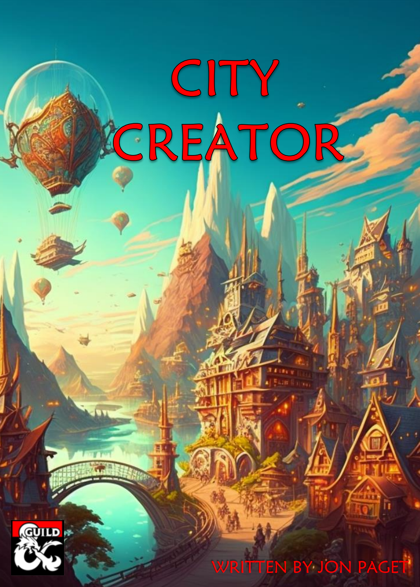 City Creator - Dungeon Masters Guild | DriveThruRPG