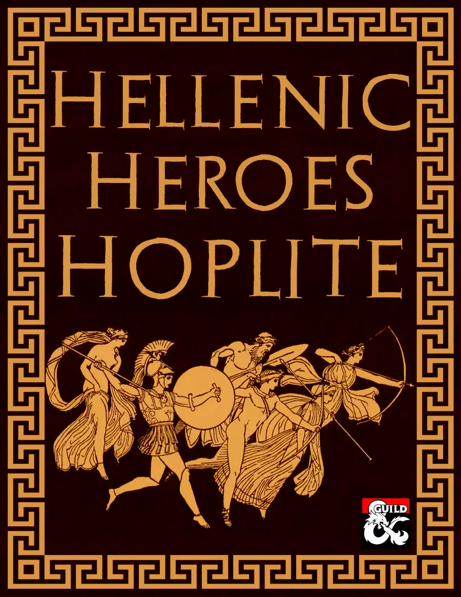 Hellenic Heroes: Hoplite Martial Archetype - Dungeon Masters Guild | DriveThruRPG