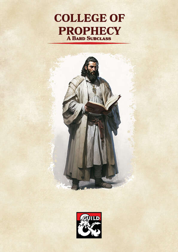Bard Subclass: College of Prophecy - Dungeon Masters Guild | DriveThruRPG