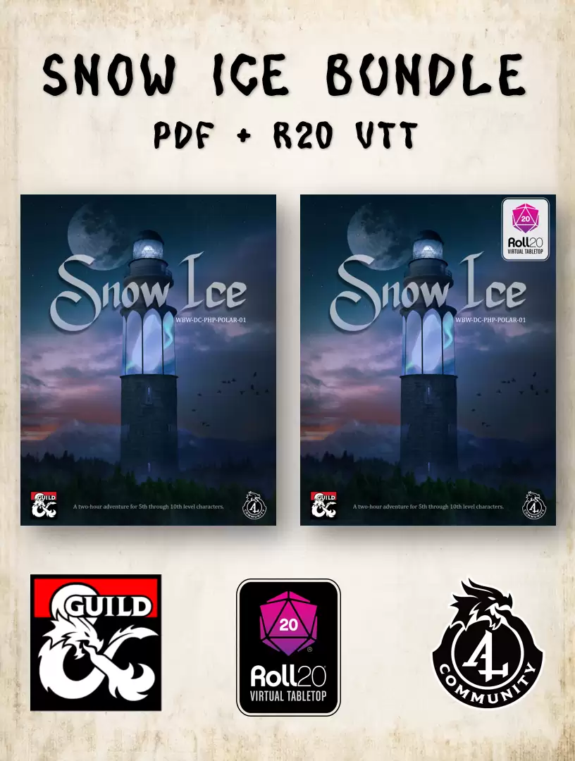 Snow Ice (PDF+R20) [BUNDLE] - Dungeon Masters Guild | DriveThruRPG