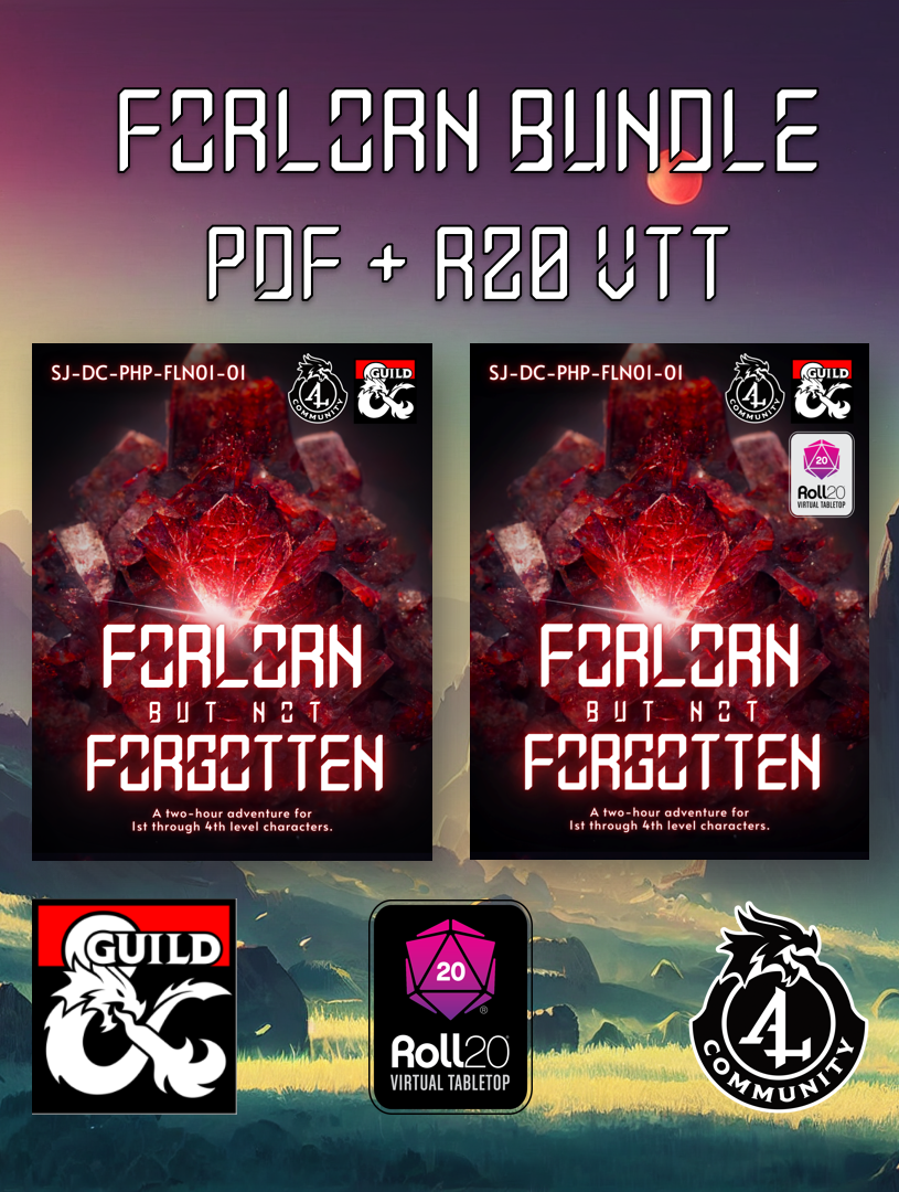 Forlorn but not Forgotten (PDF+R20) [BUNDLE] - Dungeon Masters Guild | DriveThruRPG