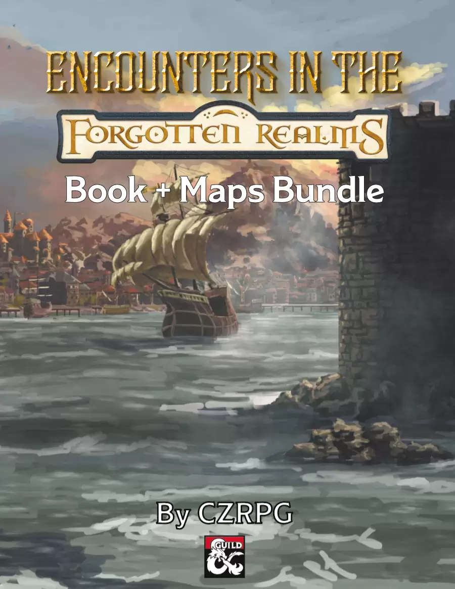 Encounters in the Forgotten Realms Book + Maps [BUNDLE] - Dungeon Masters Guild | DriveThruRPG